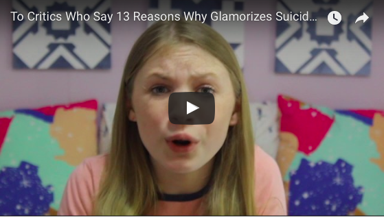 To Critics Who Say 13 Reasons Why Glamorizes Suicide ASK IZZY | Orange ...